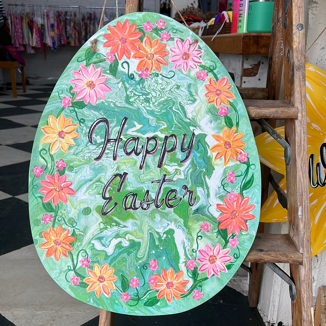 Happy Easter Door Hanger – Gilbert Creek Gardens